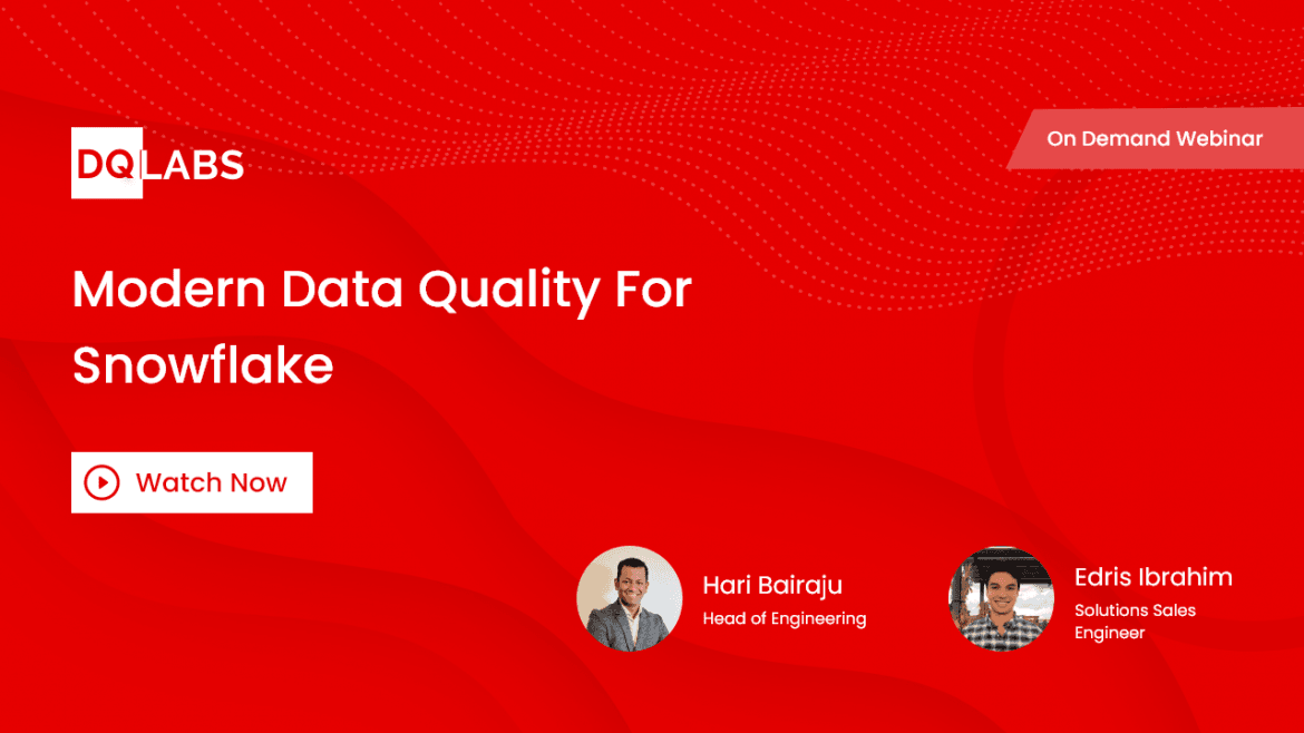 Modern Data Quality for Snowflake - DQLabs